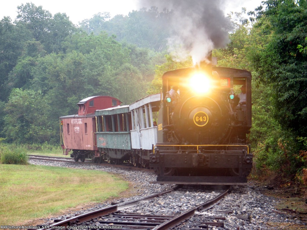 PRR 643, The only steaming PRR engine in the world!